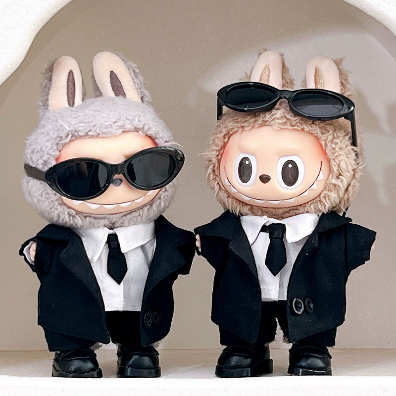 Labubu 17cm labubu keychain outfit for customer customization – Superrrmini